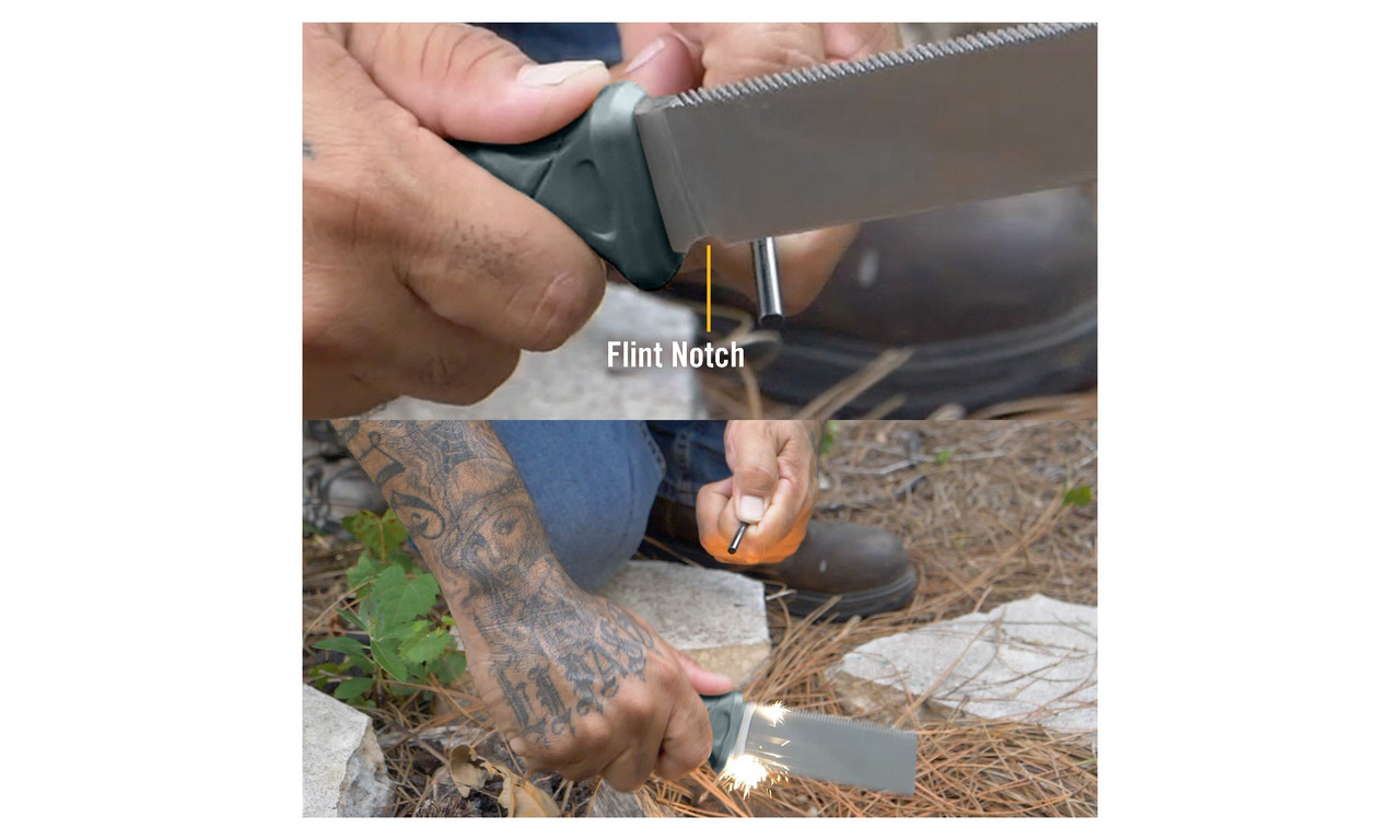 Camillus Swedge Gray 8.75" Fixed Blade Knife | Camillus