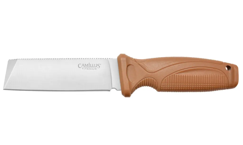 Camillus Swedge Brown 8.75" Fixed Blade Knife | Camillus