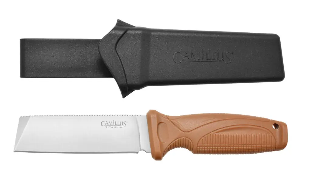 Camillus Swedge Brown 8.75" Fixed Blade Knife | Camillus